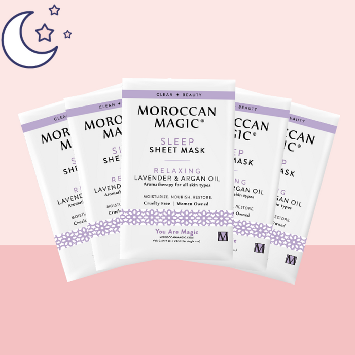 SLEEP SHEET MASK | 5 PACK – Moroccan Magic
